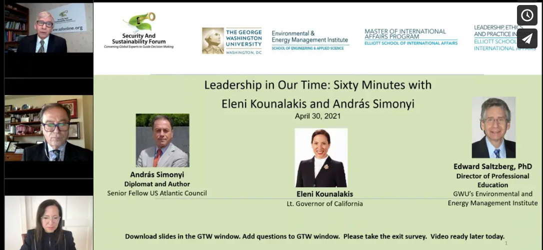 EEMI “Leadership in Our Time” Series Proves Extremely Popular | Environmental & Energy ...